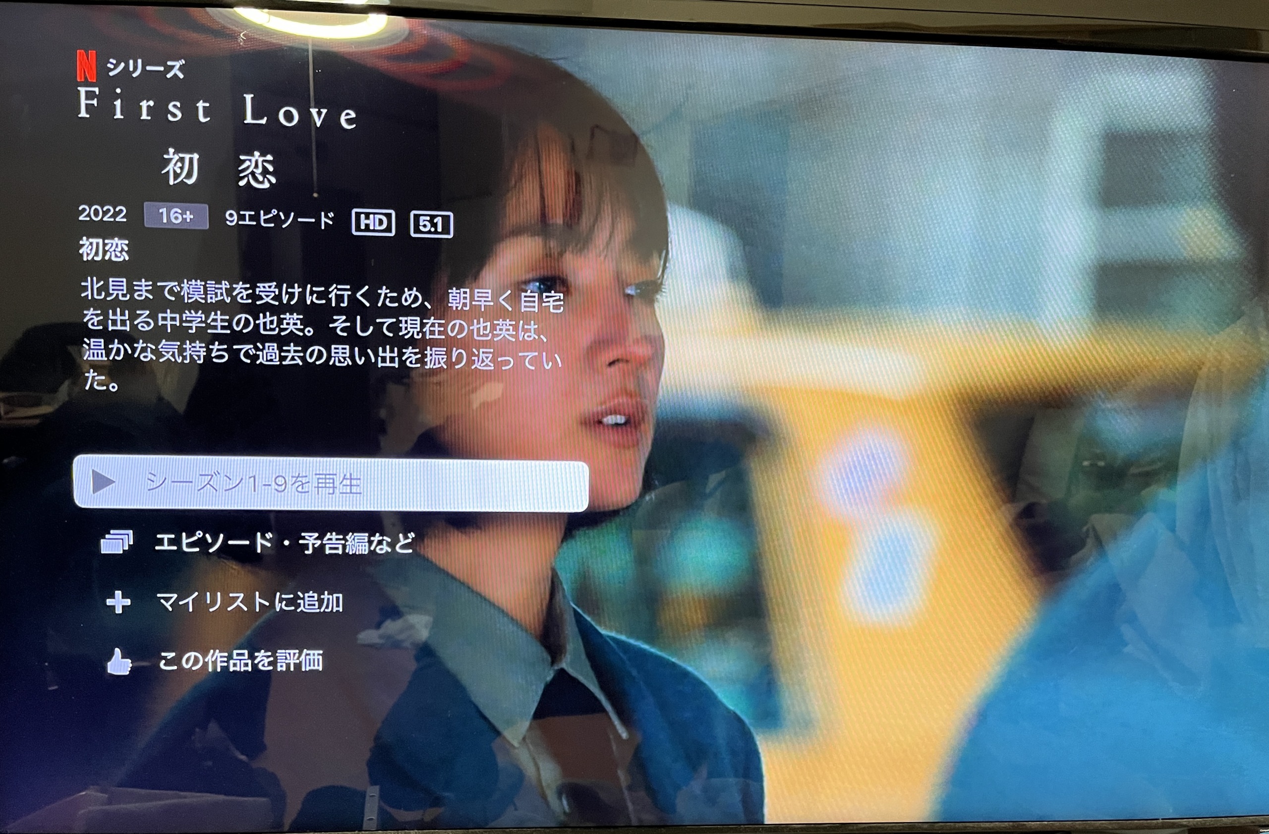 いい年してNetflix「First Love 初恋」に・・・ - 気ままに余生のブーム探し